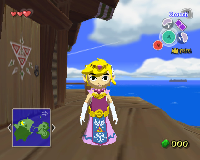 Princess Link in Wind Waker Mod for The Legend of Zelda: The Wind Waker ...