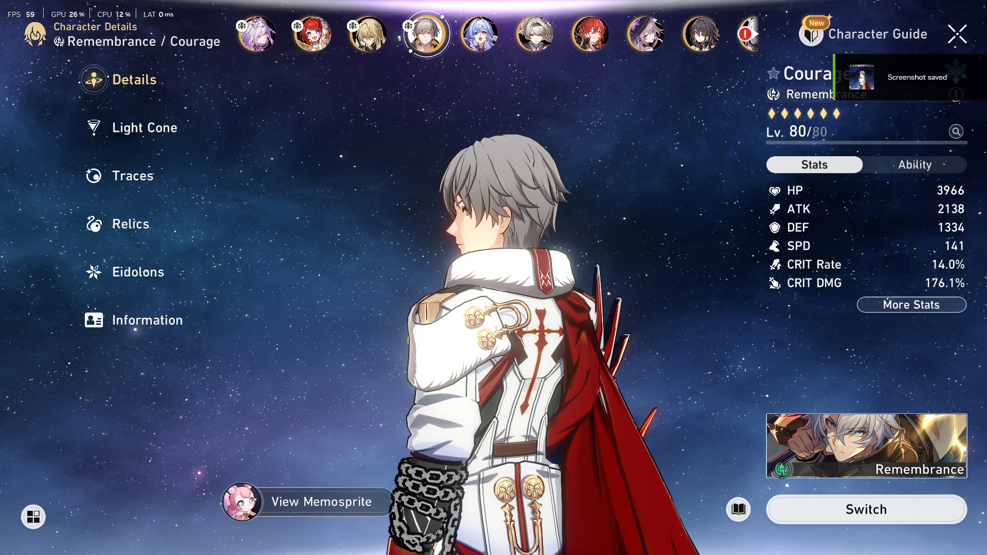 Caelus Templar Mod for Honkai Star Rail | HSR Mods