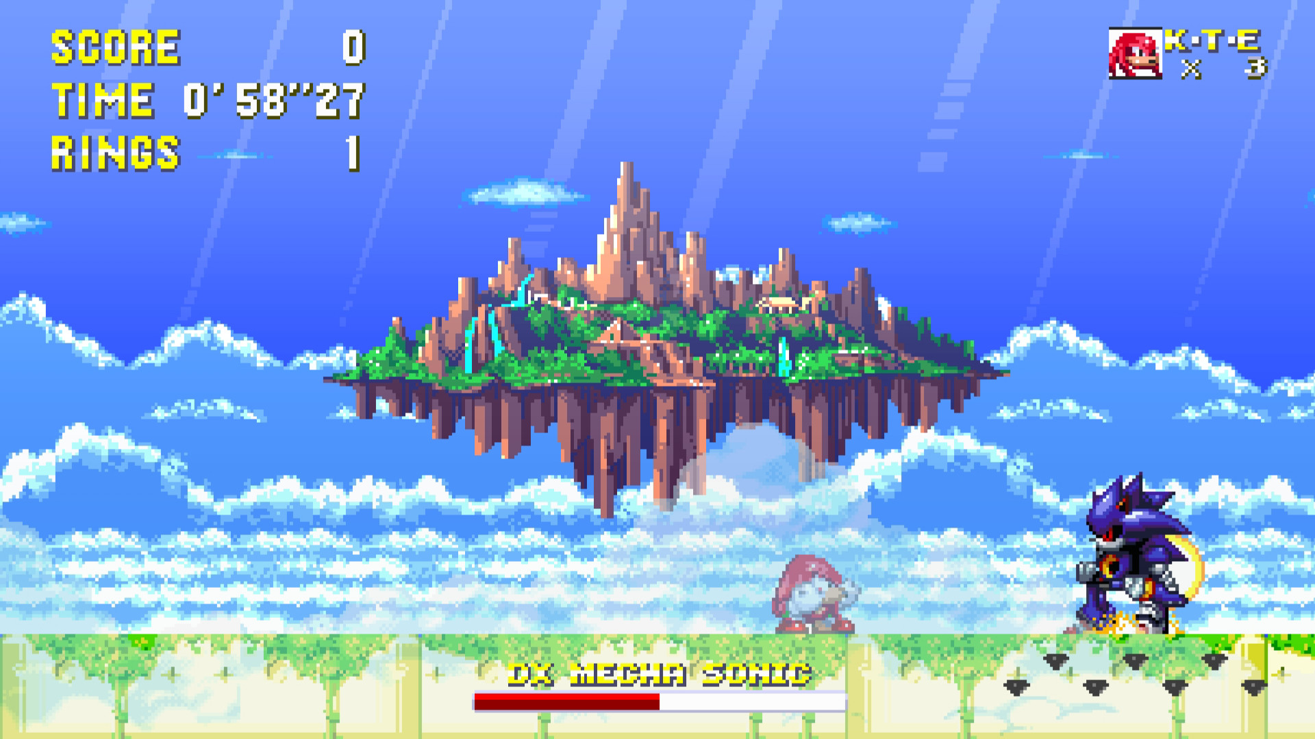 DX Mecha Sonic over Mecha Sonic Mod for Sonic 3 A.I.R. | S3AIR Mods