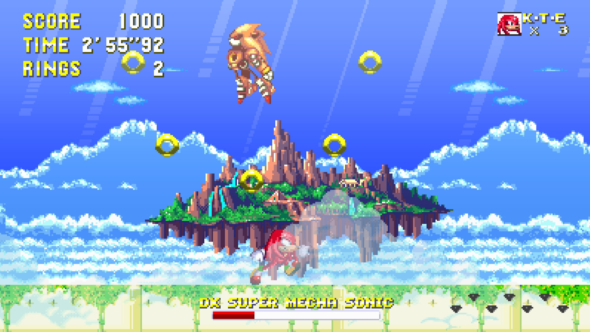 DX Mecha Sonic over Mecha Sonic Mod for Sonic 3 A.I.R. | S3AIR Mods