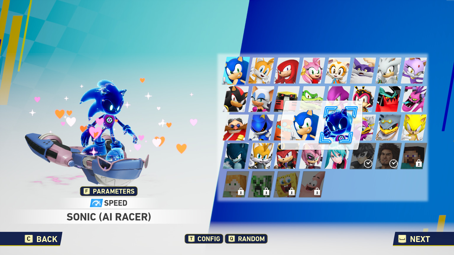 Validated Characters Pack Mod for Sonic Racing: CrossWorlds | SR:CW Mods