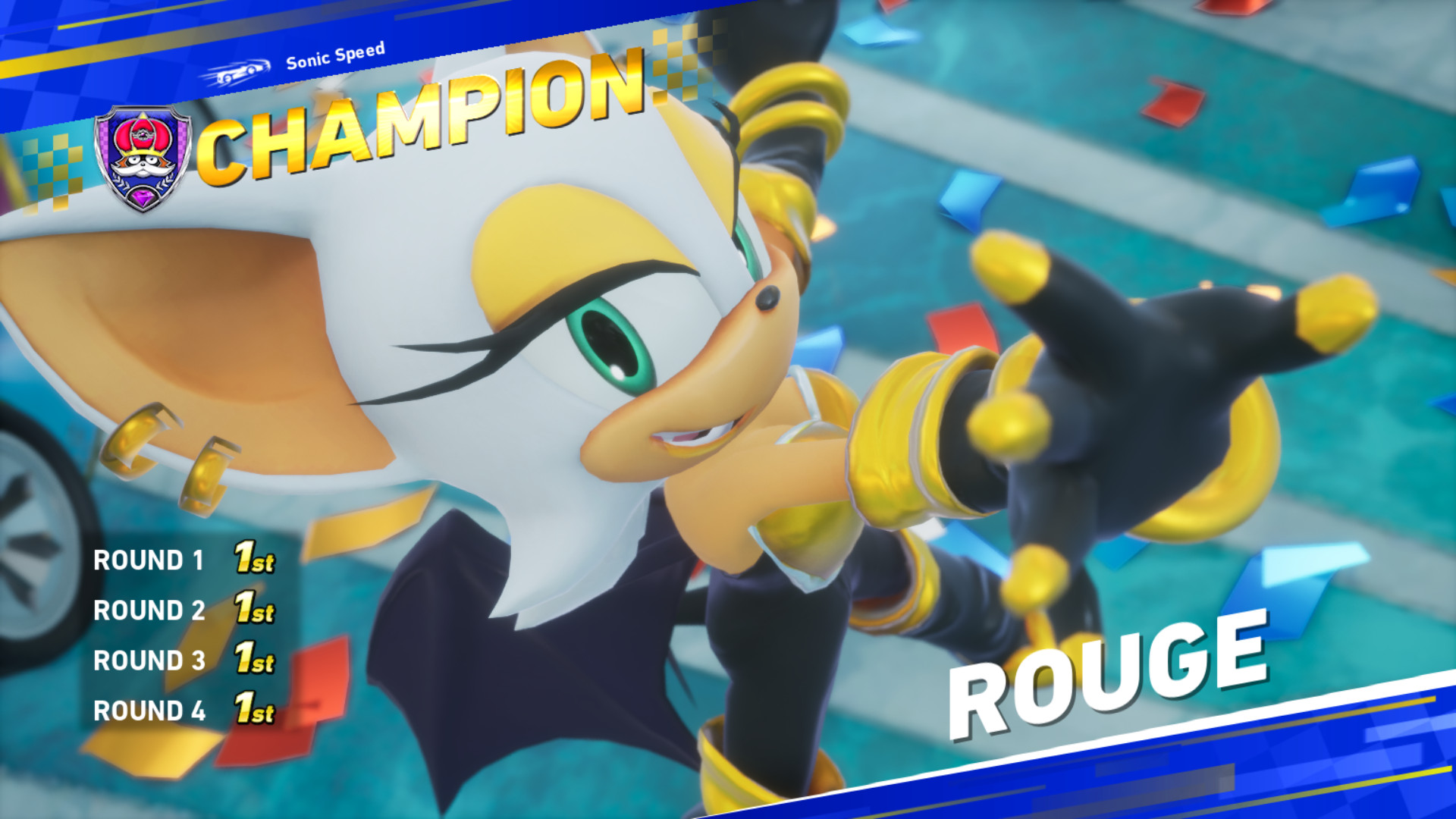 Gold Style Rouge (With SA2 var.) Mod for Sonic Racing: CrossWorlds | SR ...