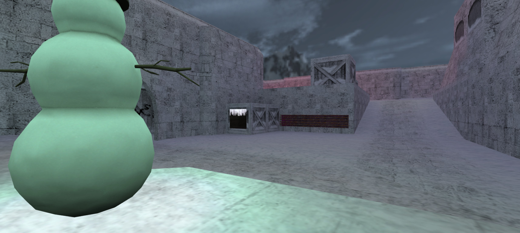 zm_ark_dust2_snowman_v1 Mod for Counter-Strike 1.6 | CS1.6 Mods