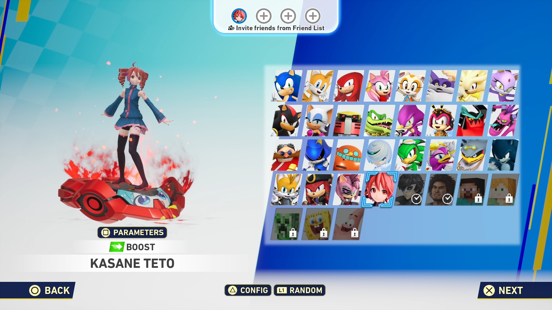 Definitive Playable Teto Mod for Sonic Racing: CrossWorlds | SR:CW Mods