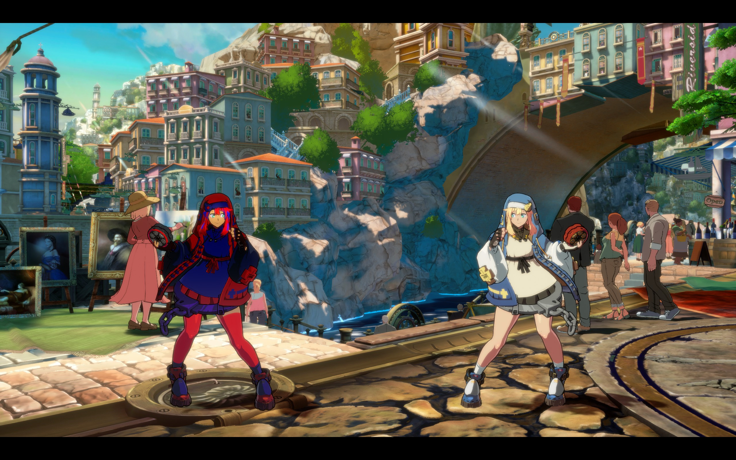 Bridget Red and Blue Recolor Mod for GUILTY GEAR -STRIVE- | GGST Mods
