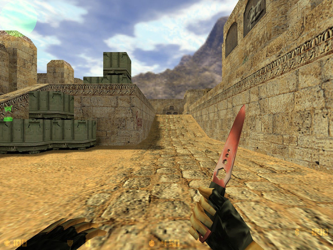 CS beta 5.2 styled Skeleton Knife Mod for Counter-Strike 1.6 | CS1.6 Mods