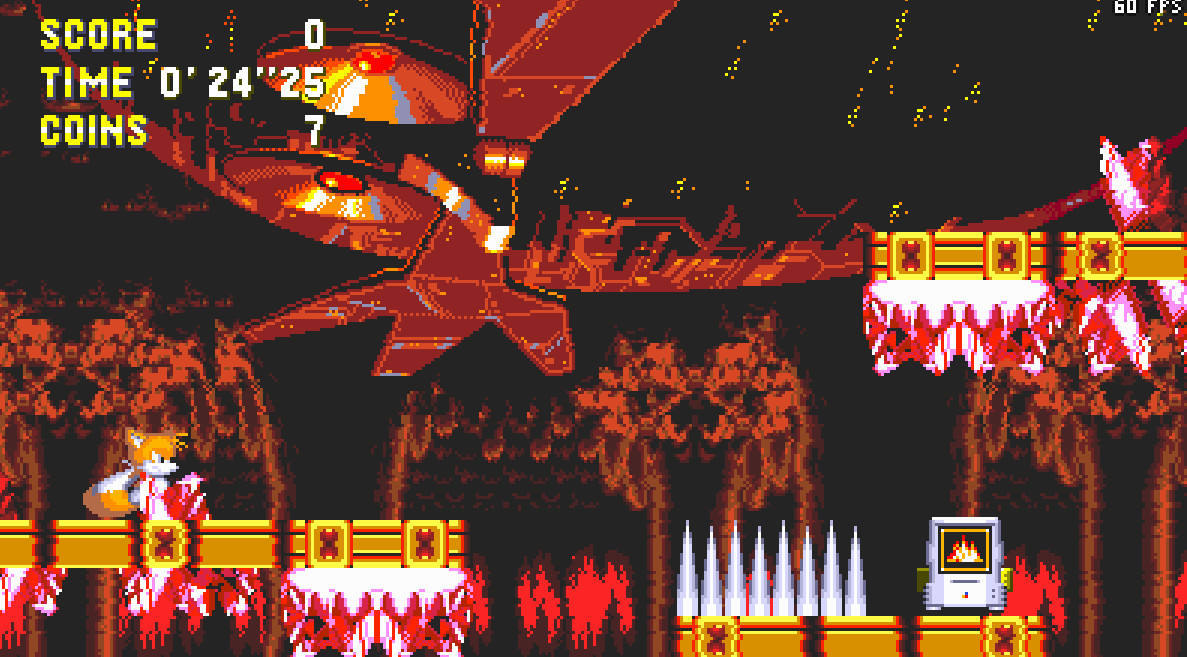 alternate lava reef boss layout Mod for Sonic 3 A.I.R. | S3AIR Mods