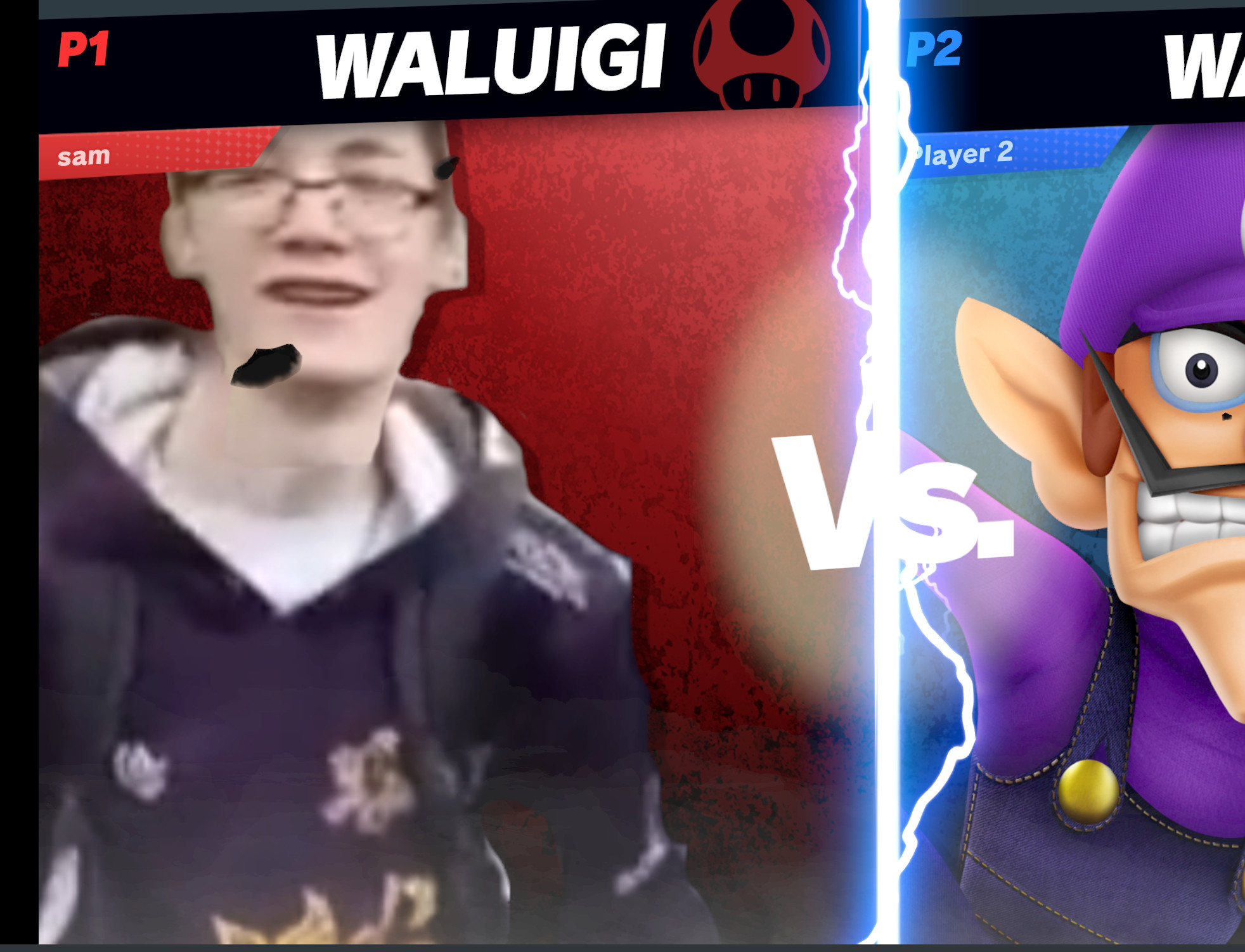 Adrian over Waluigi Moveset c02 Mod for Super Smash Bros. Ultimate ...