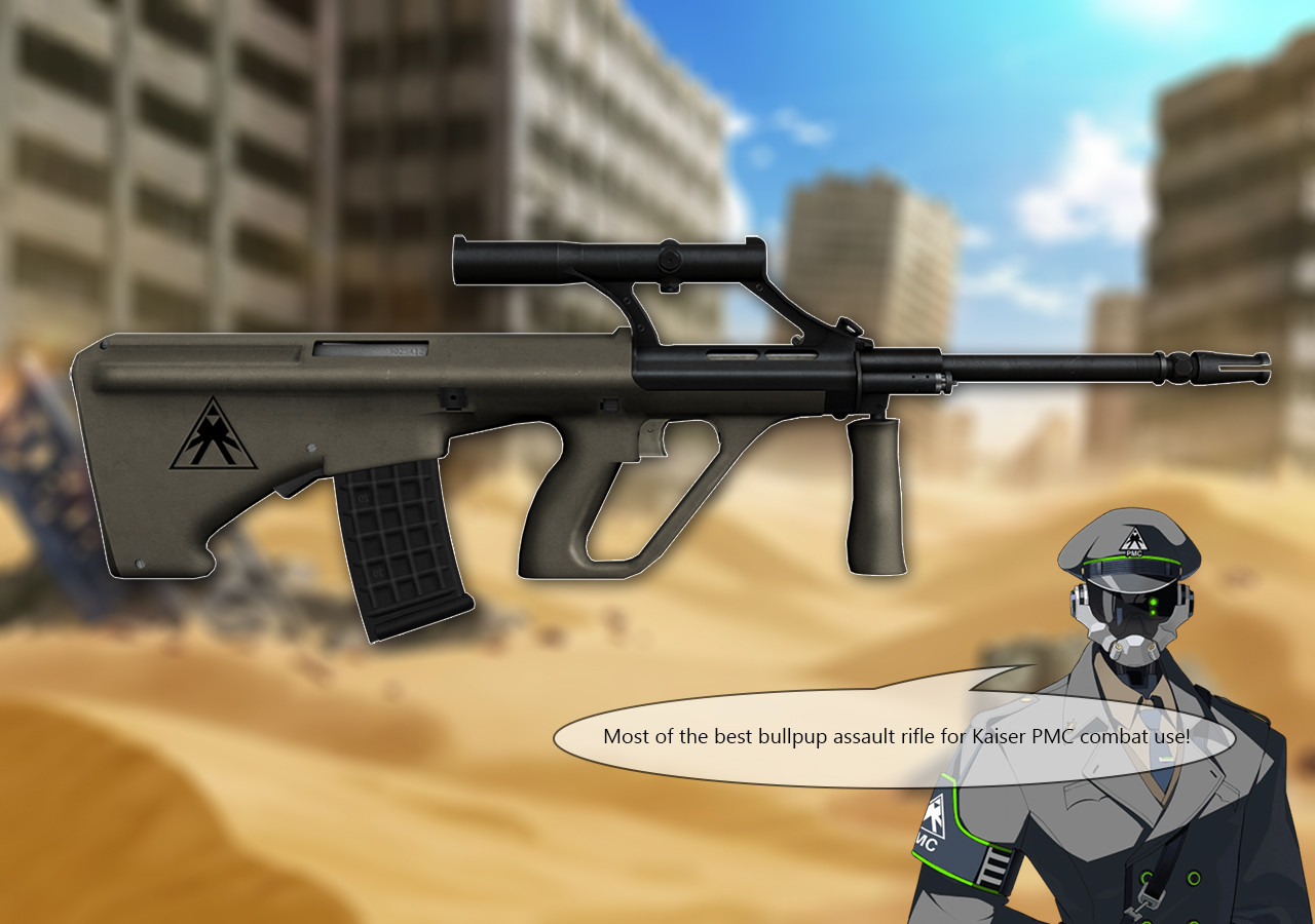 Kaiser PMC Bullpup Assault Rifle Mod for Counter-Strike 1.6 | CS1.6 Mods