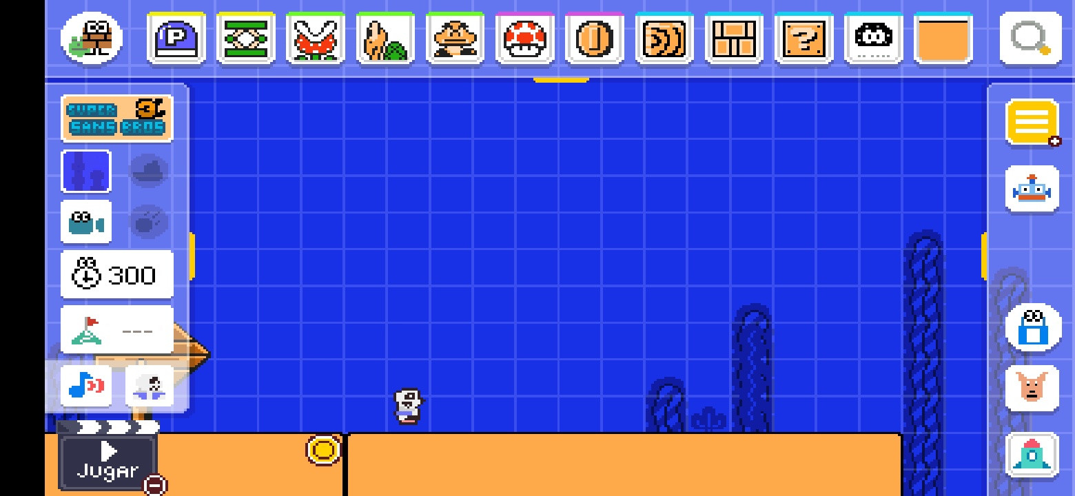 Sans in SMM:WE Mod for Super Mario Maker World Engine | SMMWE Mods