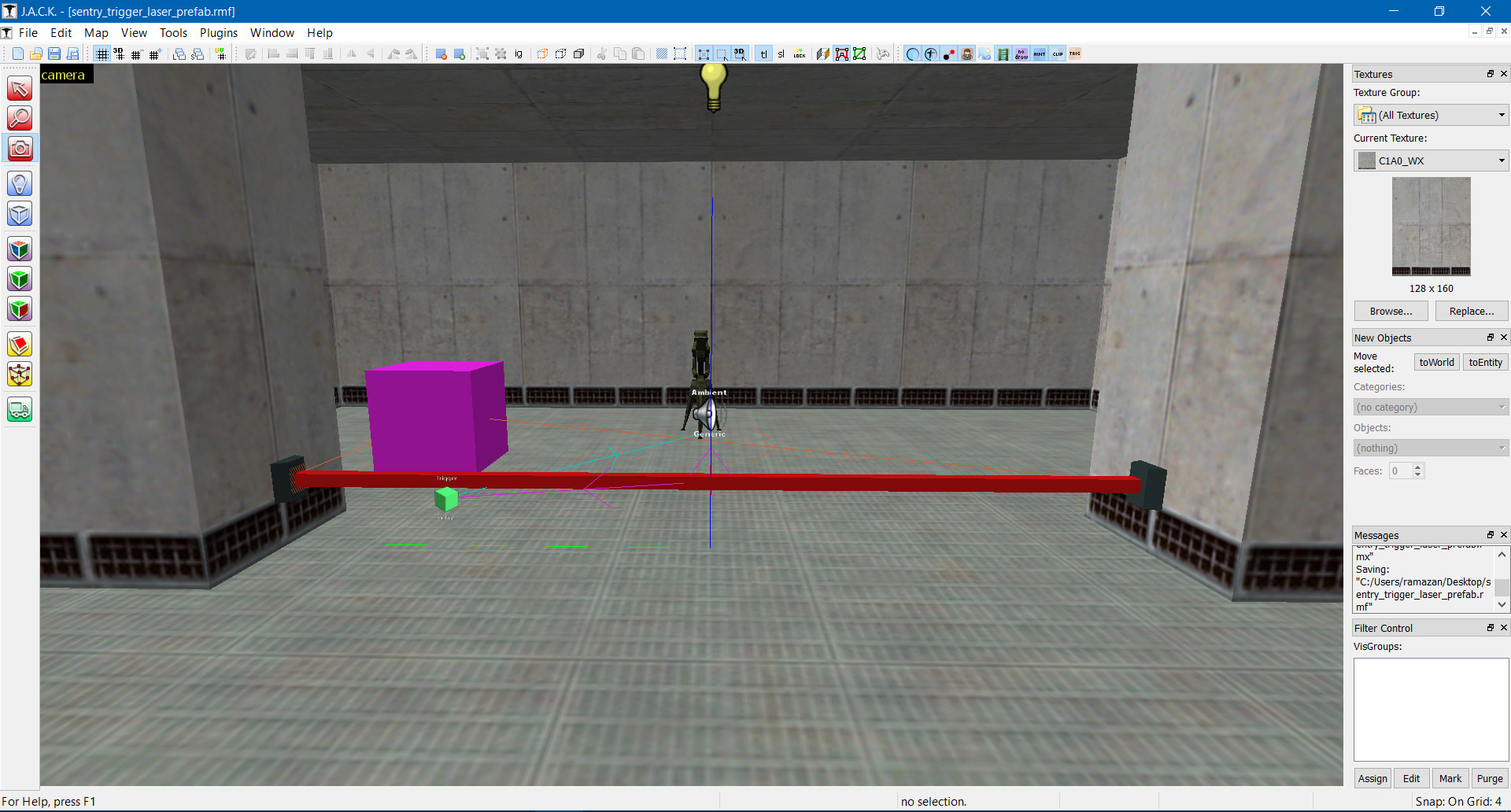 Sentry Trigger Laser Mod for Half-Life | HL Mods
