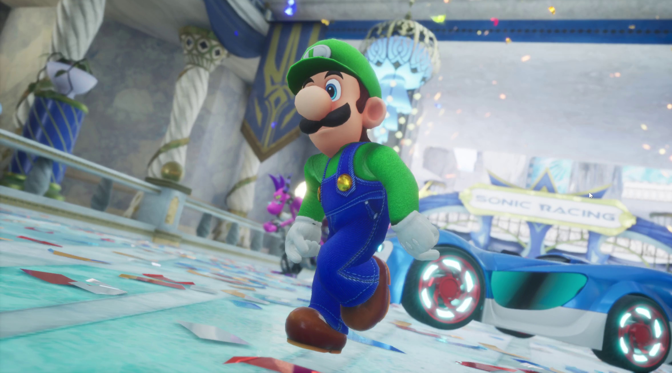 Luigi - Nine Mod for Sonic Racing: CrossWorlds | SR:CW Mods
