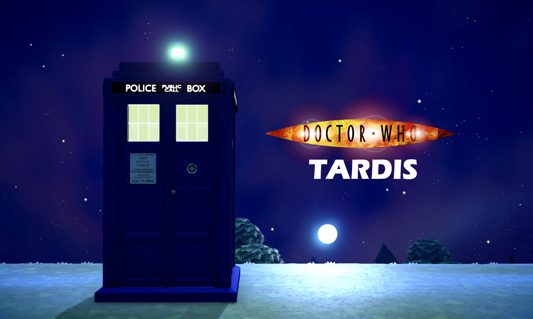 Tardis (Doctor Who) Mod for Animal Crossing: New Horizons | ACNH Mods