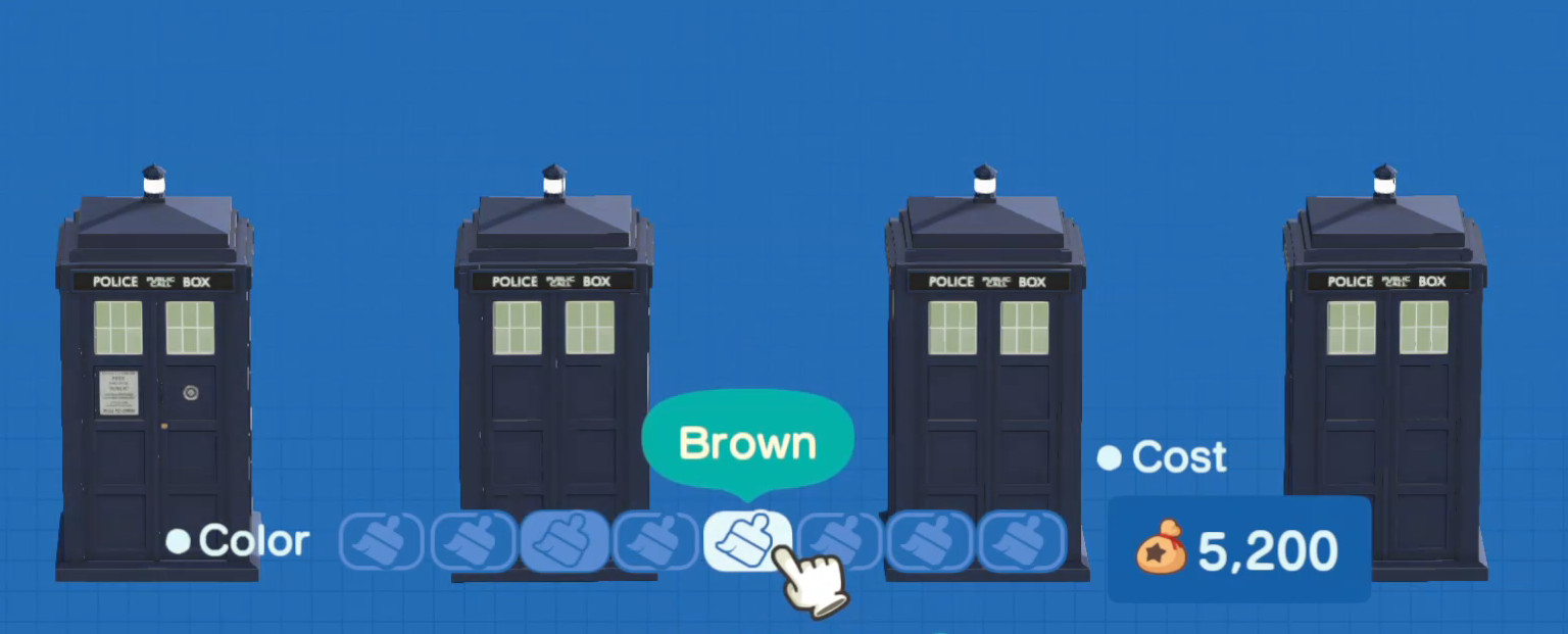 Tardis (Doctor Who) Mod for Animal Crossing: New Horizons | ACNH Mods
