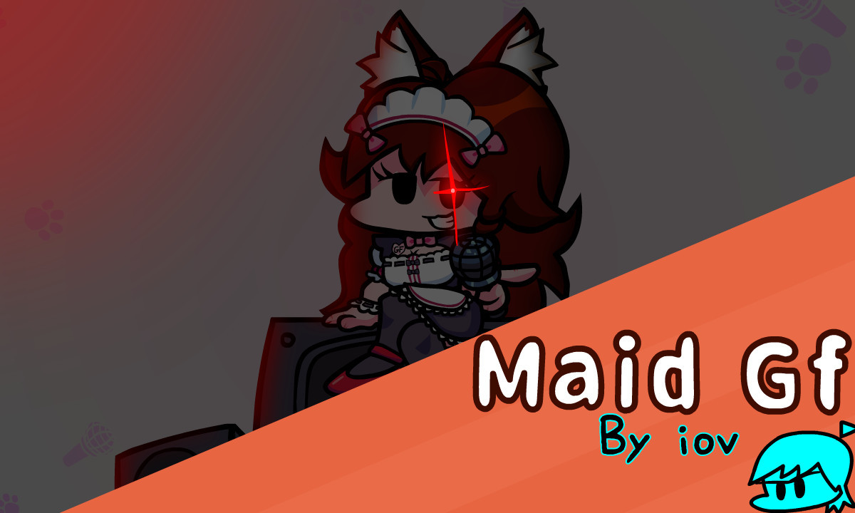Neko Maid GF ln V-Slice Mod for Friday Night Funkin' | FNF Mods