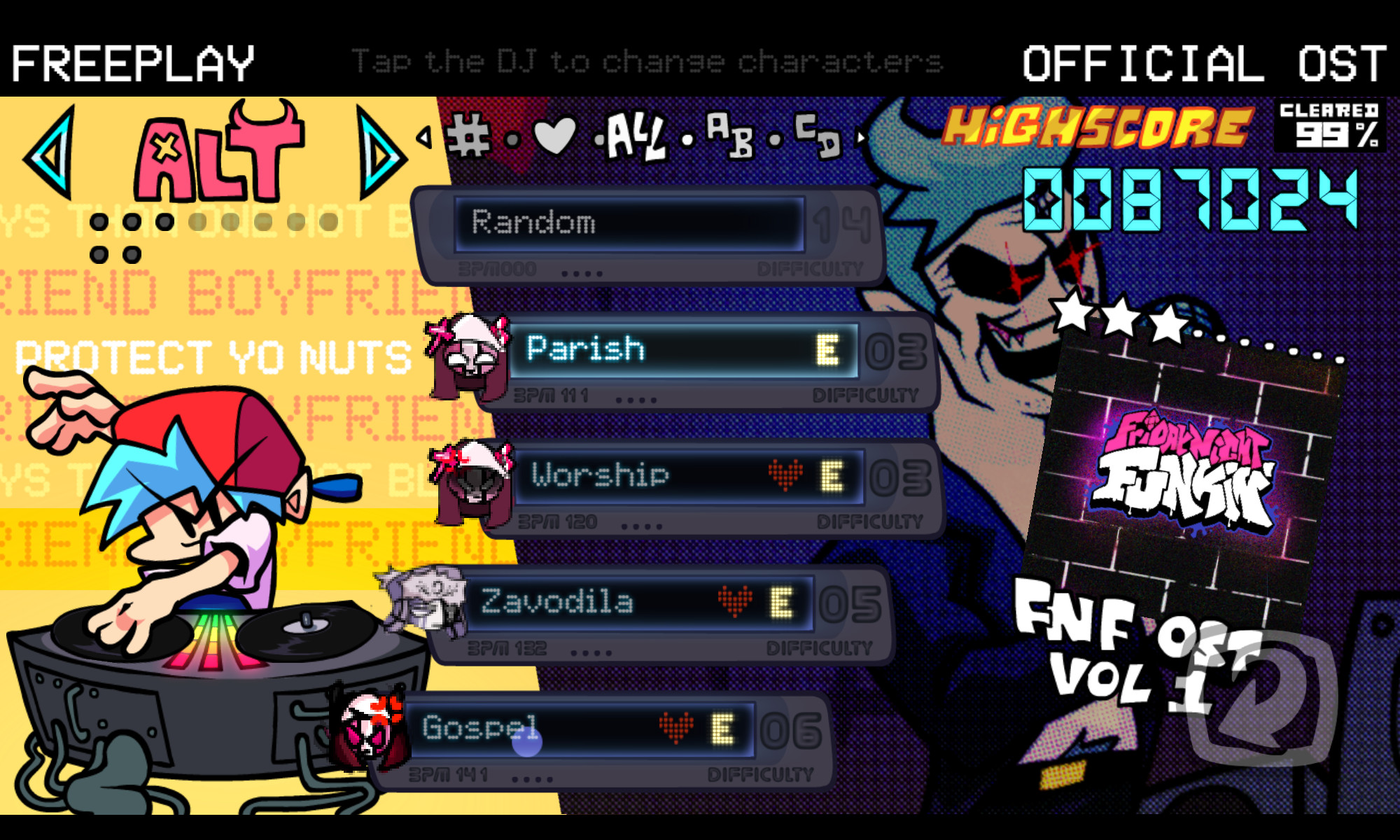 Mid-fight-masses mobile[WITH DIFFICULTY ALT] Mod for Friday Night ...