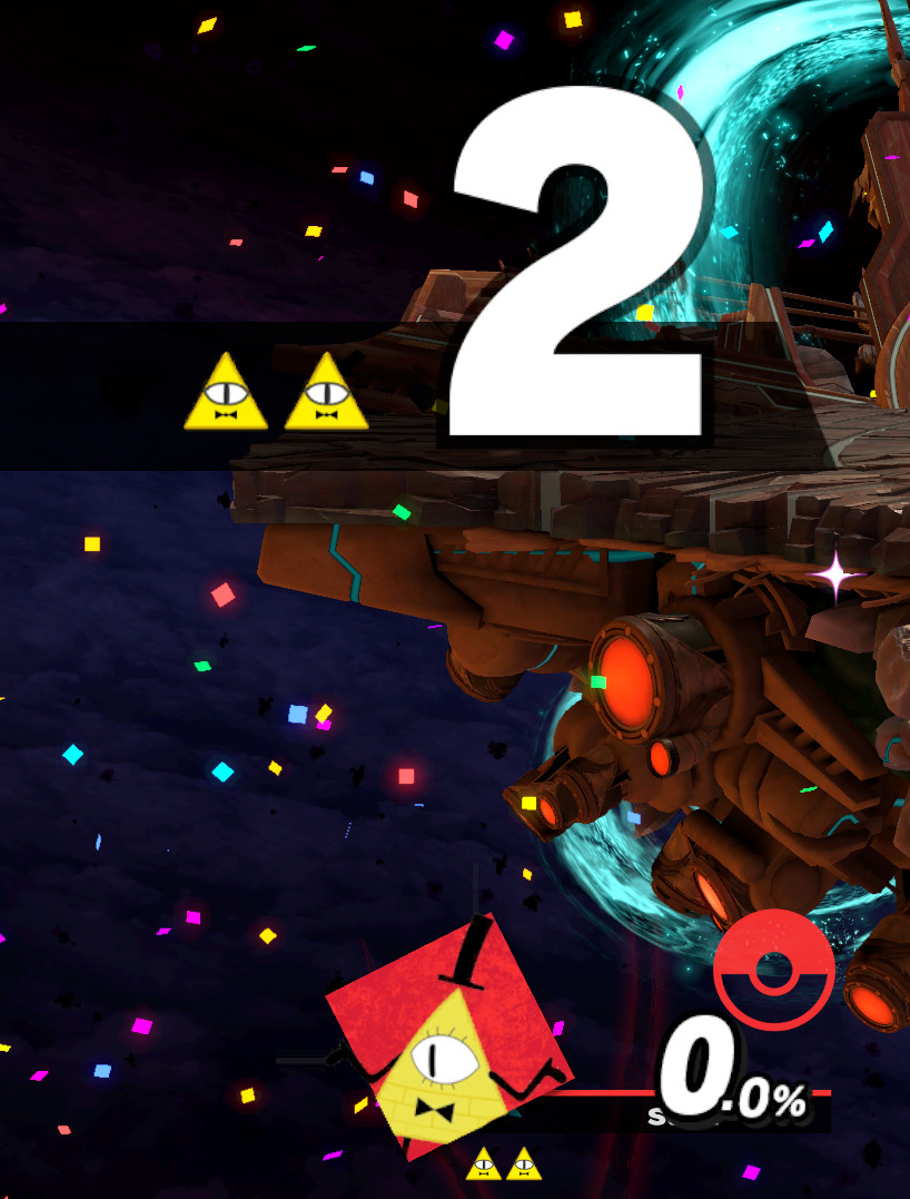 Bill Cipher over Mewtwo c00 Mod for Super Smash Bros. Ultimate | SSBU Mods