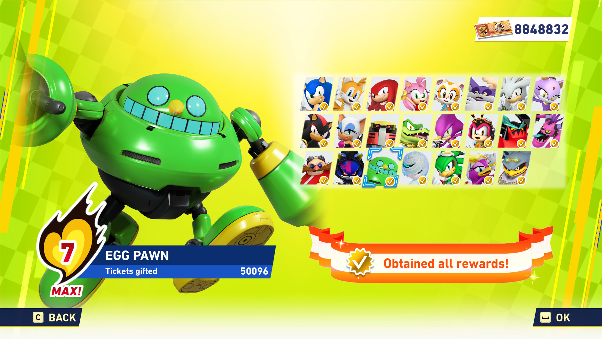 Unused Egg Pawn Costumes! Mod for Sonic Racing: CrossWorlds | SR:CW Mods