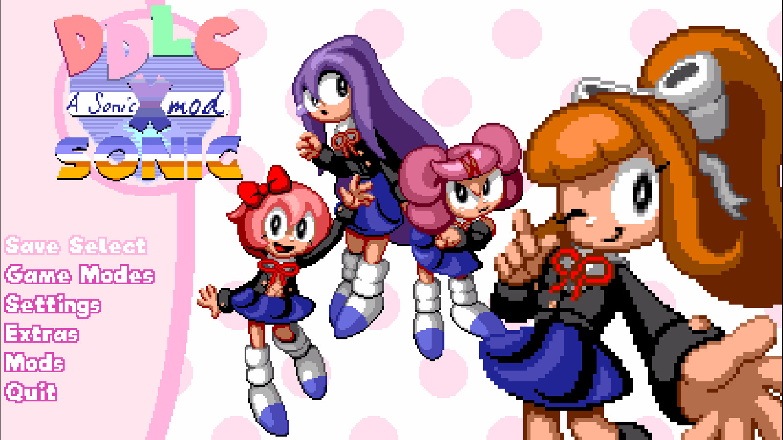 My savs (S1F x DDLC) Mod for Sonic the Hedgehog Forever | S1F Mods