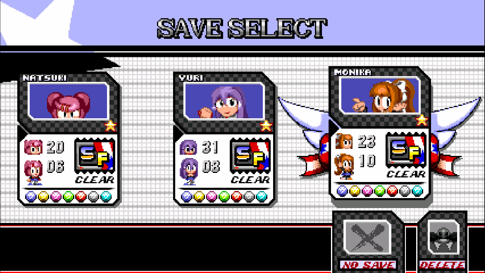 My savs (S1F x DDLC) Mod for Sonic the Hedgehog Forever | S1F Mods