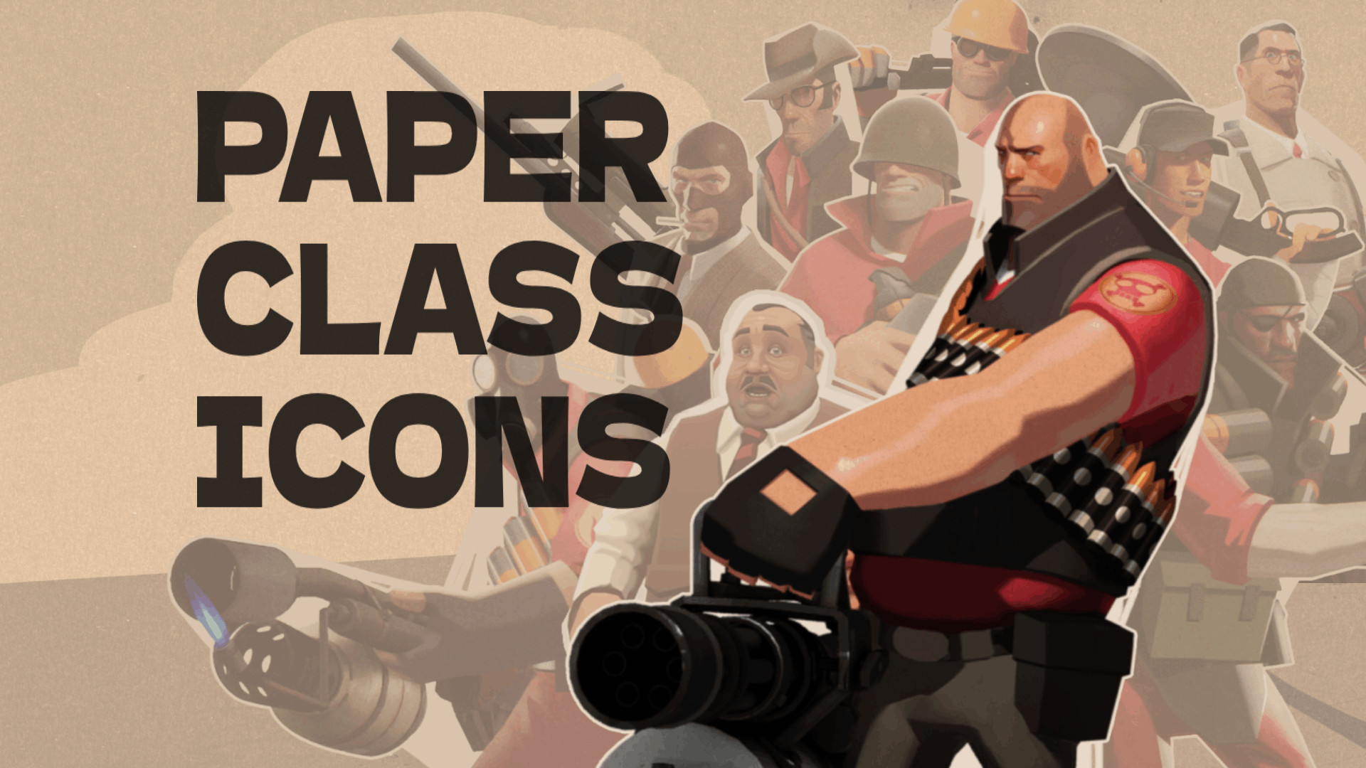 Paper Class Icons (Classified Update) Mod for Team Fortress 2 ...