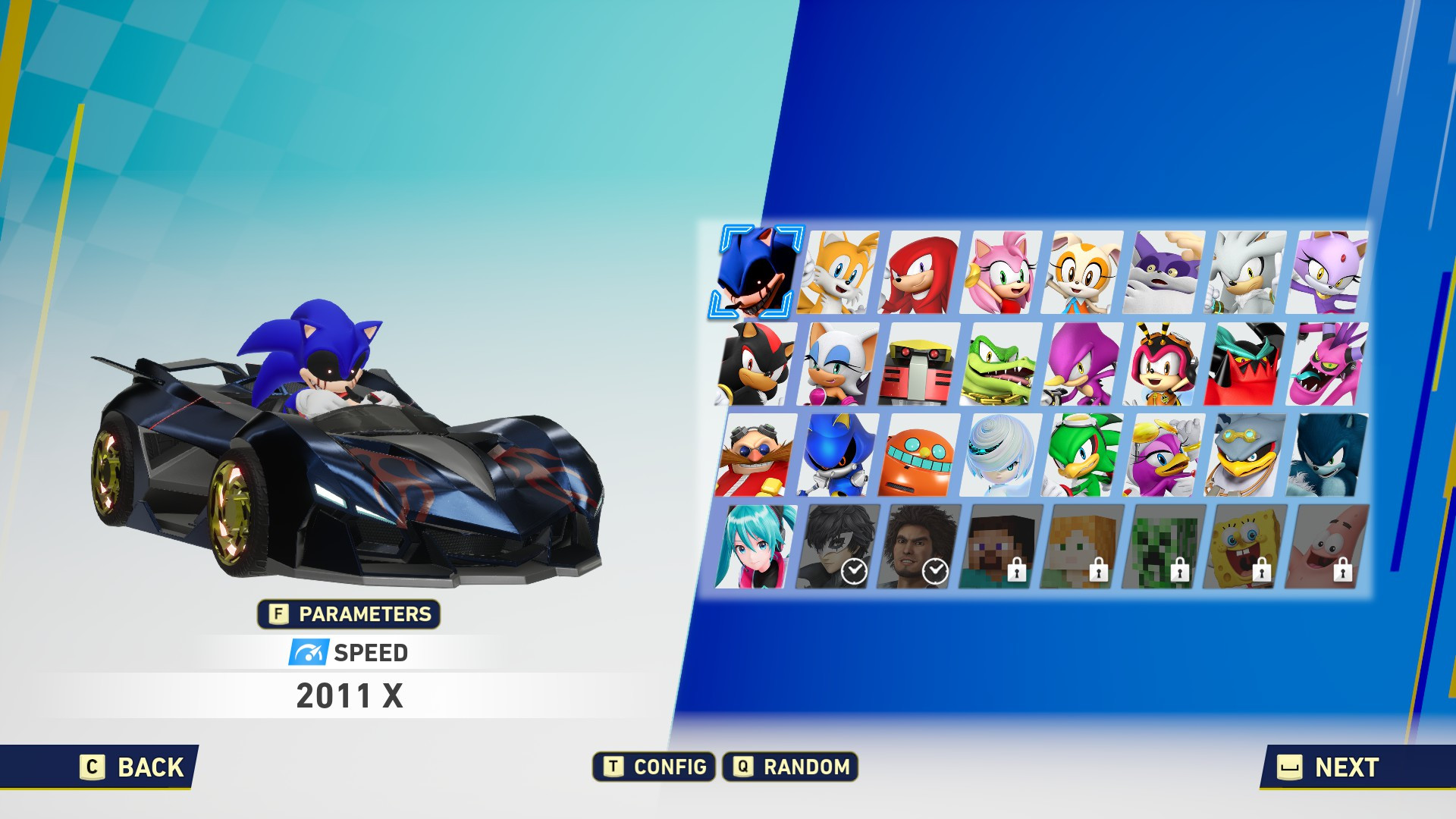 2011 X (Over Sonic and Super Sonic) Mod for Sonic Racing: CrossWorlds ...