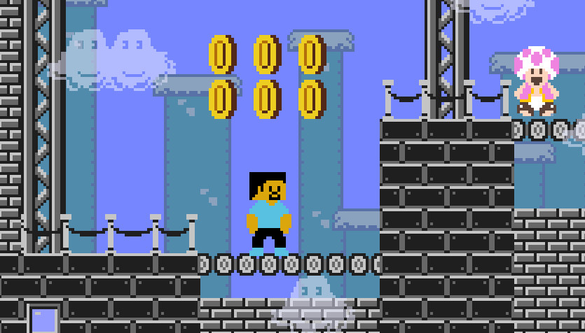 SMB1 Steve Mod for Super Mario Bros. Remastered [Unofficial] | SMB1R Mods