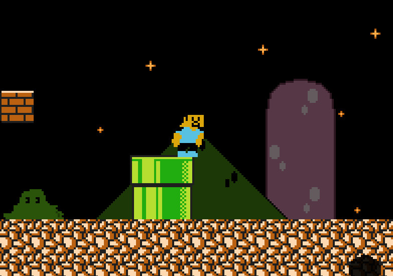 SMB1 Steve Mod for Super Mario Bros. Remastered [Unofficial] | SMB1R Mods