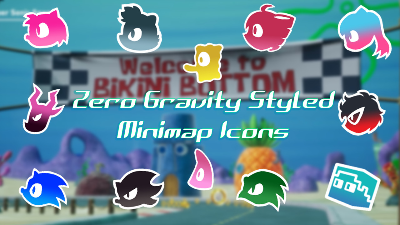 Zero Gravity Minimap Icons Mod for Sonic Racing: CrossWorlds | SR:CW Mods