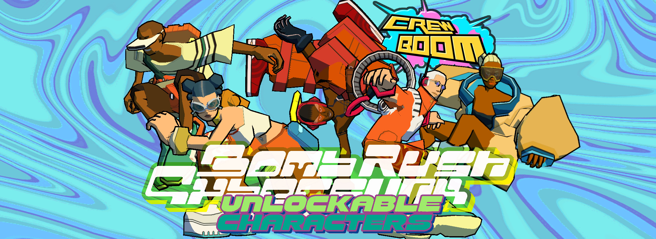 [CrewBoom] BRC Unlockable Characters Mod for Bomb Rush Cyberfunk | BRC Mods