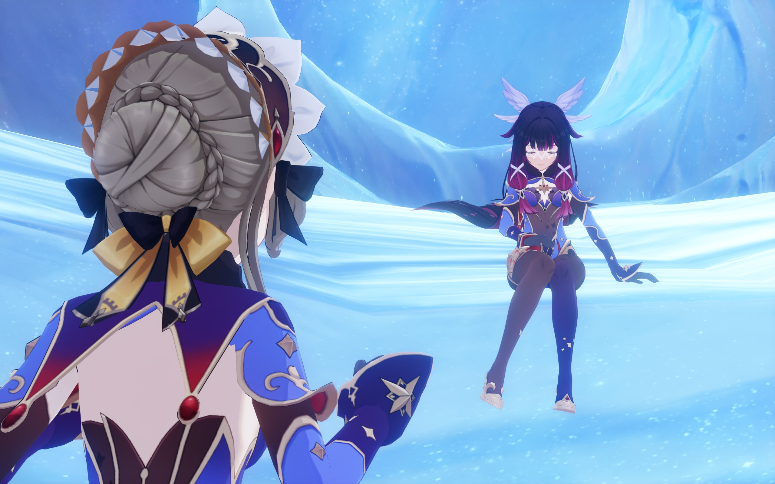 Sandrone, Columbina mona outfit Mod for Genshin Impact | GI Mods