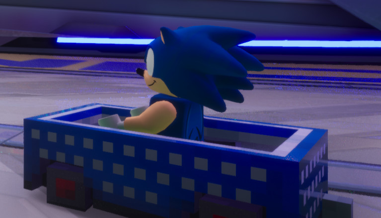 Lego Sonic (Over Steve) Mod for Sonic Racing: CrossWorlds | SR:CW Mods