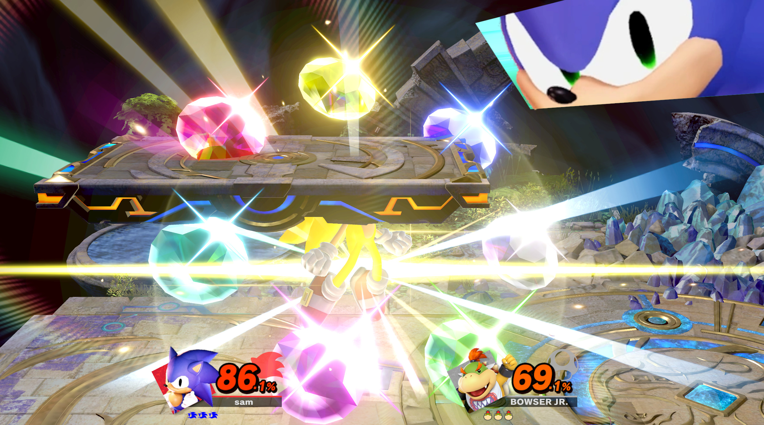 Sonic from Outcome Memories over c00! Mod for Super Smash Bros ...