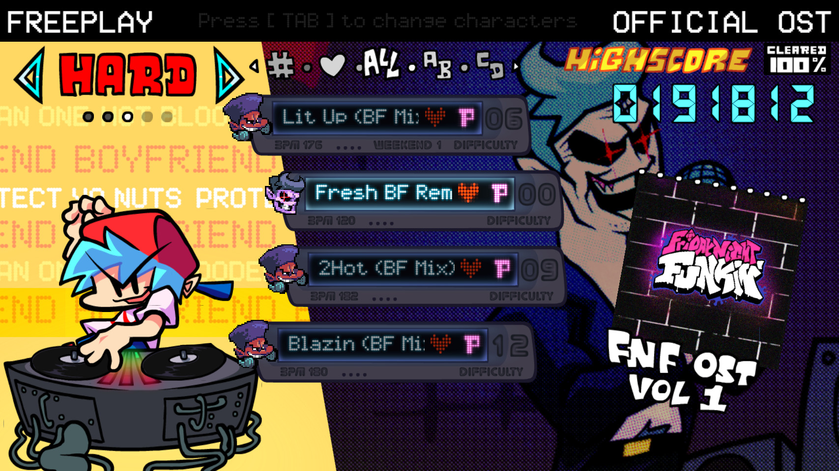 FRESH BF REMIX - FNF 5th Anniversary Update Mod for Friday Night Funkin ...