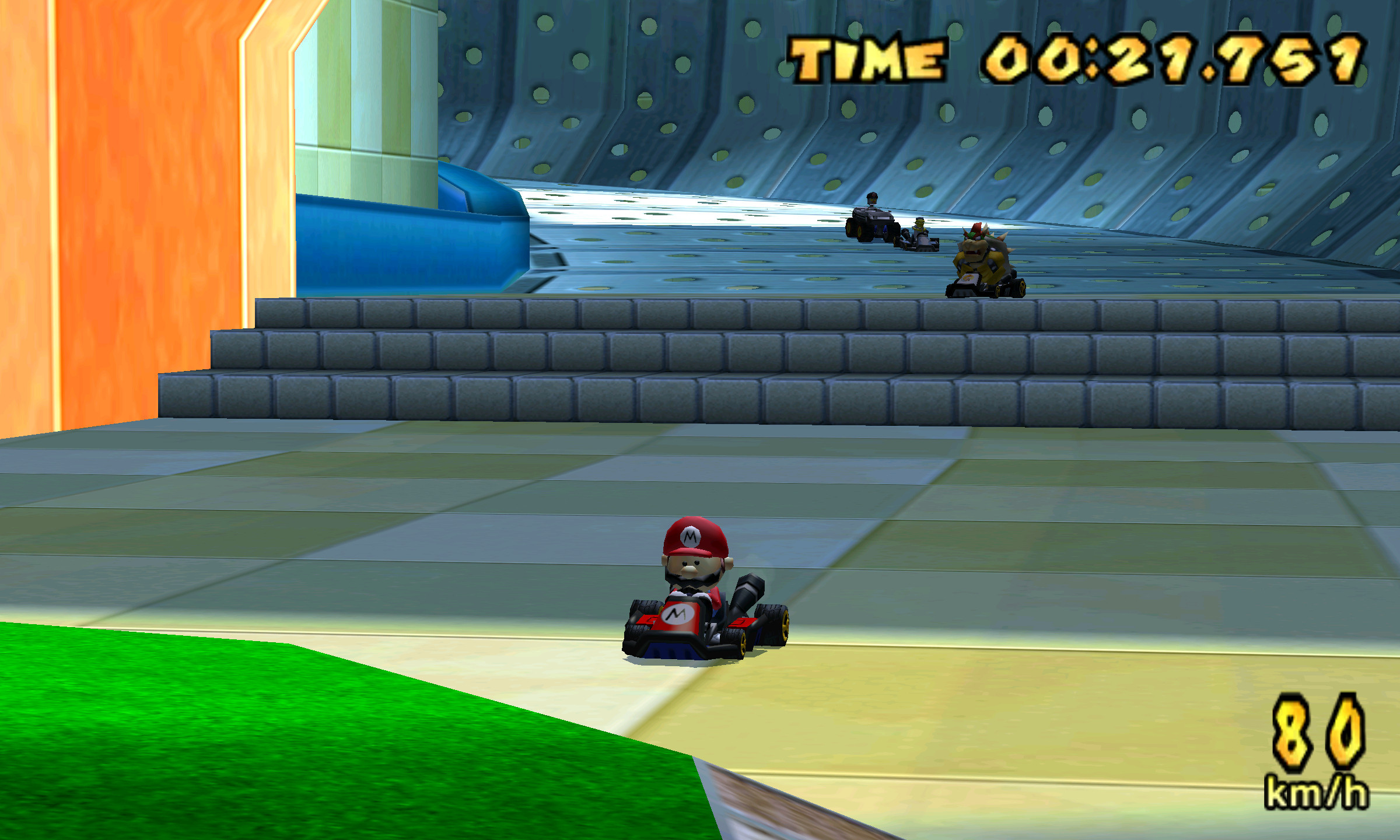 Speedrunner Mario Mod for Mario Kart 7 | MK7 Mods