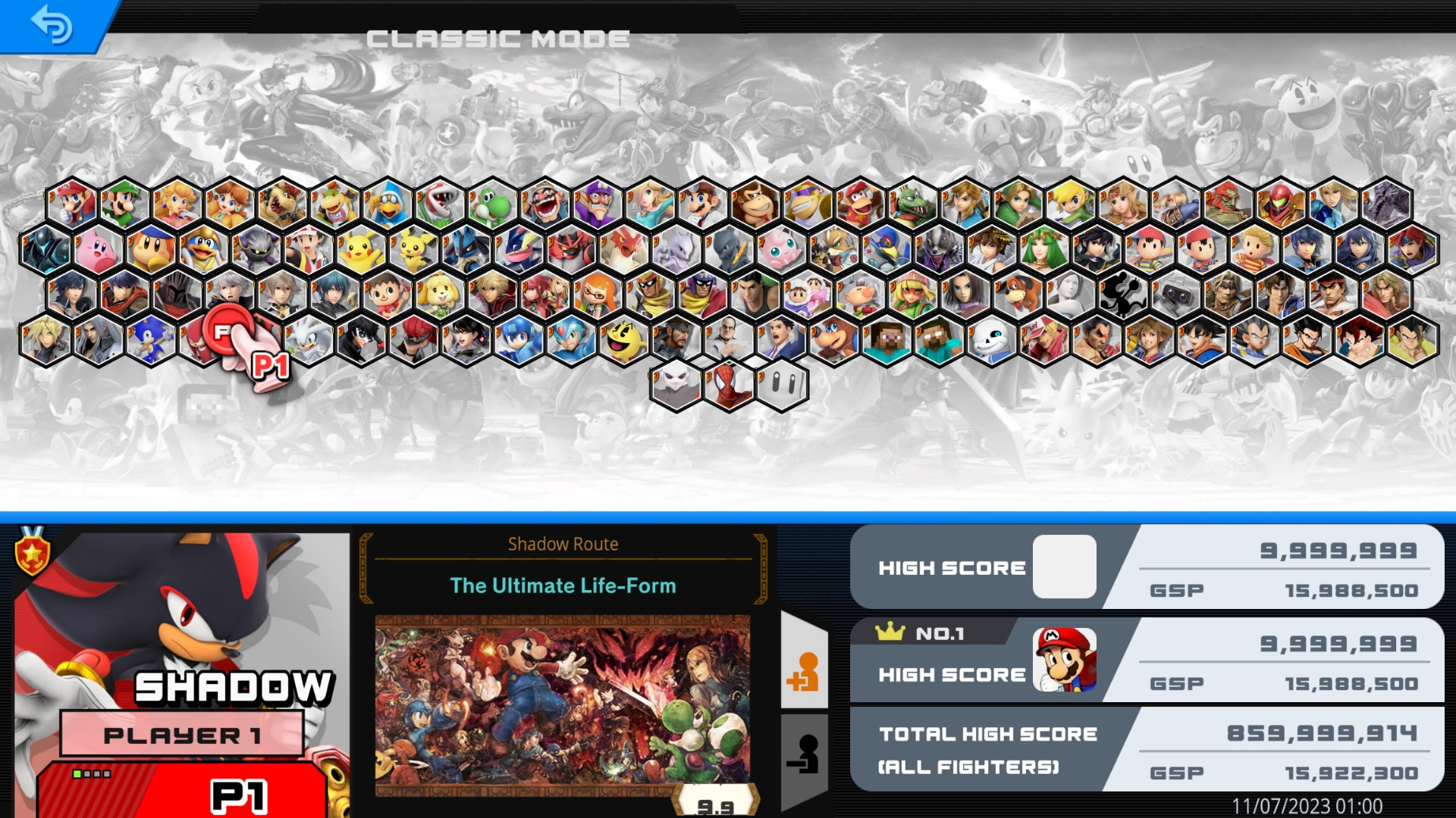 Shadow Classic Mode Route Mod for Super Smash Bros. Ultimate | SSBU Mods