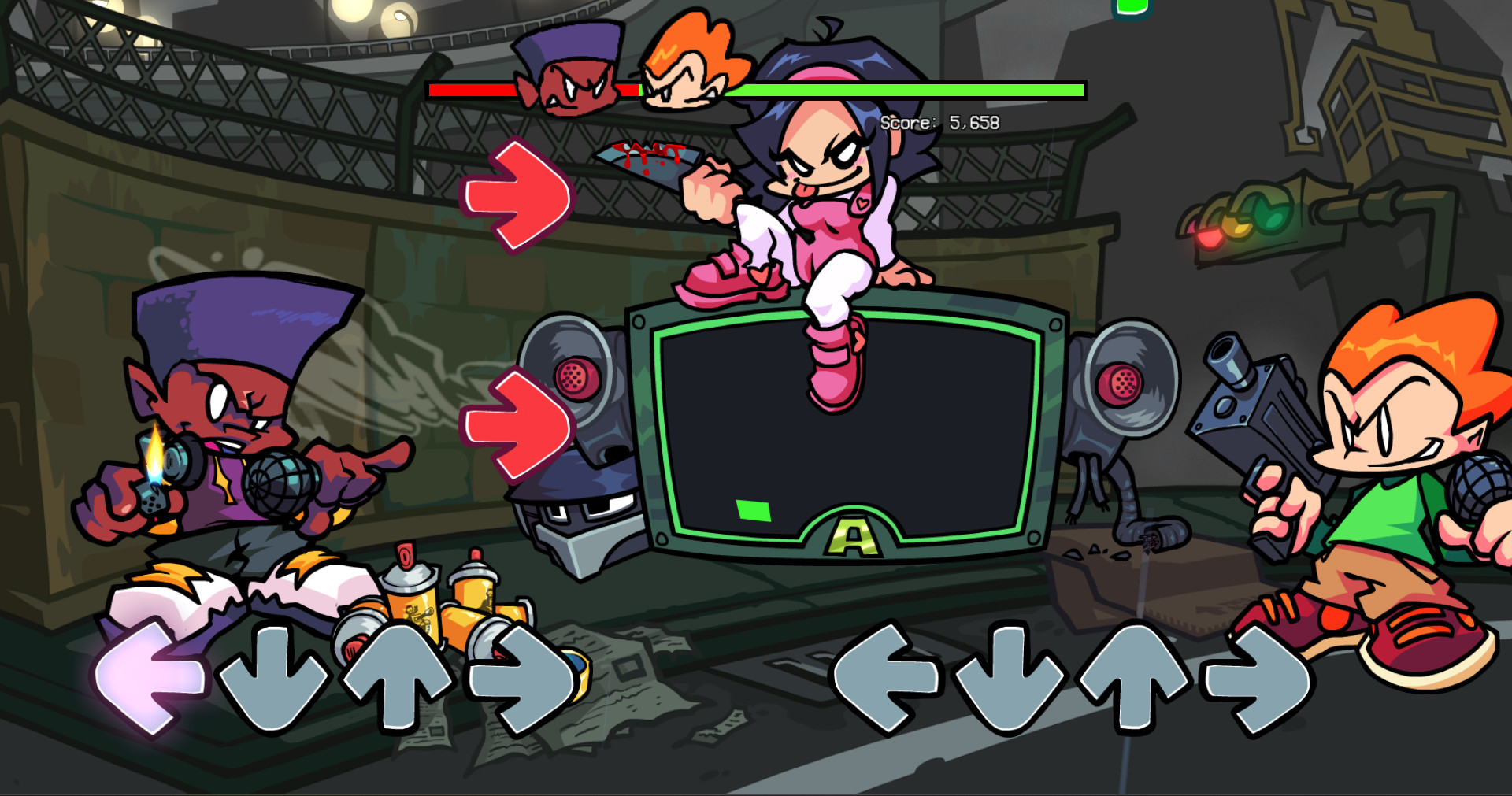 Colored Icons Mod for Friday Night Funkin' | FNF Mods