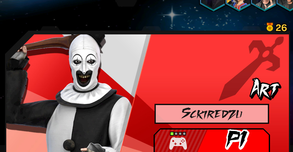 Art The Clown Mod for Super Smash Bros. Ultimate | SSBU Mods