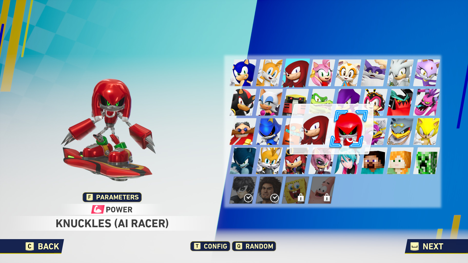 Metal Knuckles Mod for Sonic Racing: CrossWorlds | SR:CW Mods