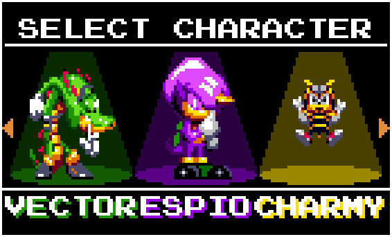 Team Chaotix! Espio, Charmy and Vector! (Sonic) Mod for Super Mario ...