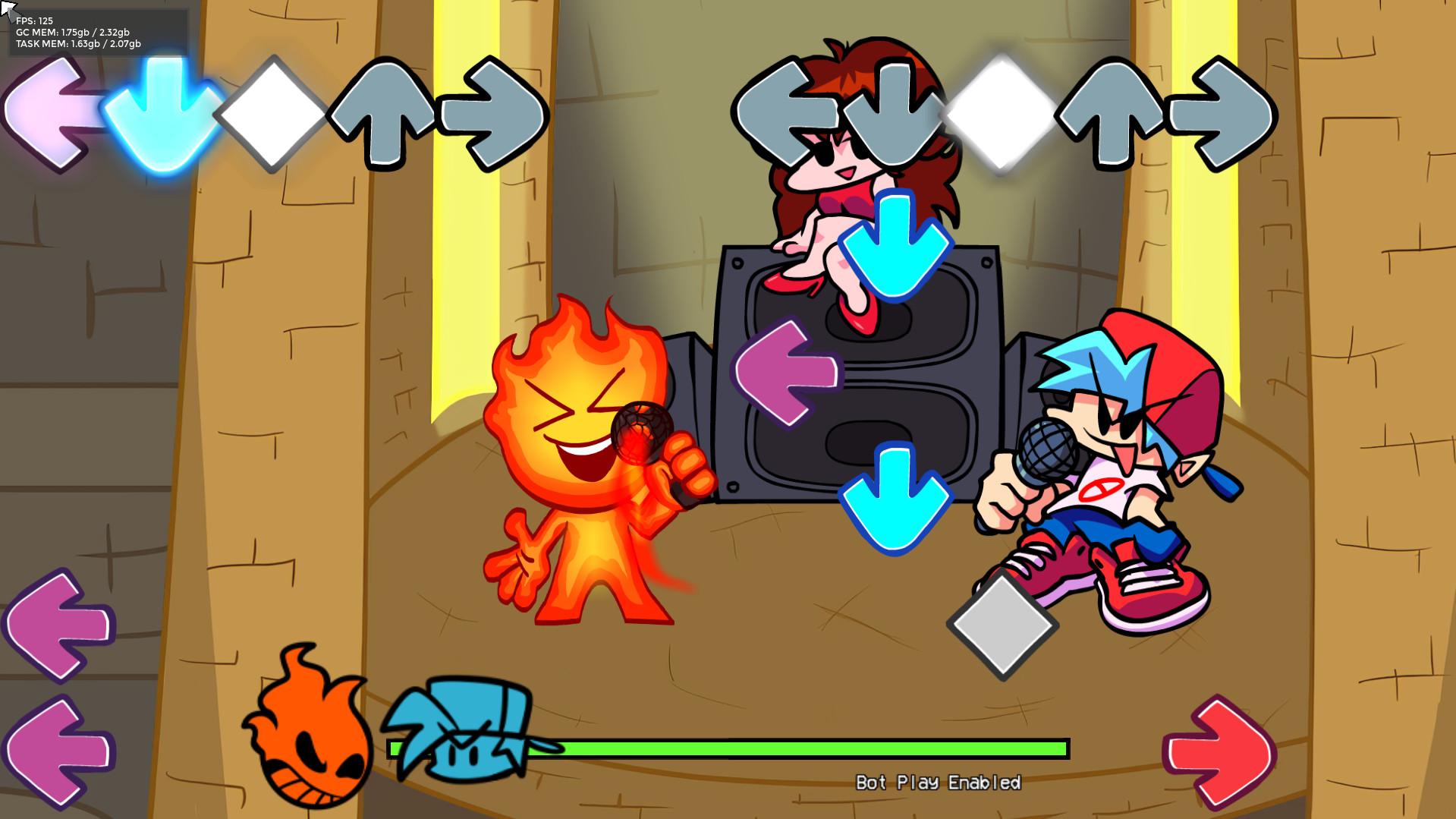 Fireboy and Watergirl VSlice Mod for Friday Night Funkin' | FNF Mods