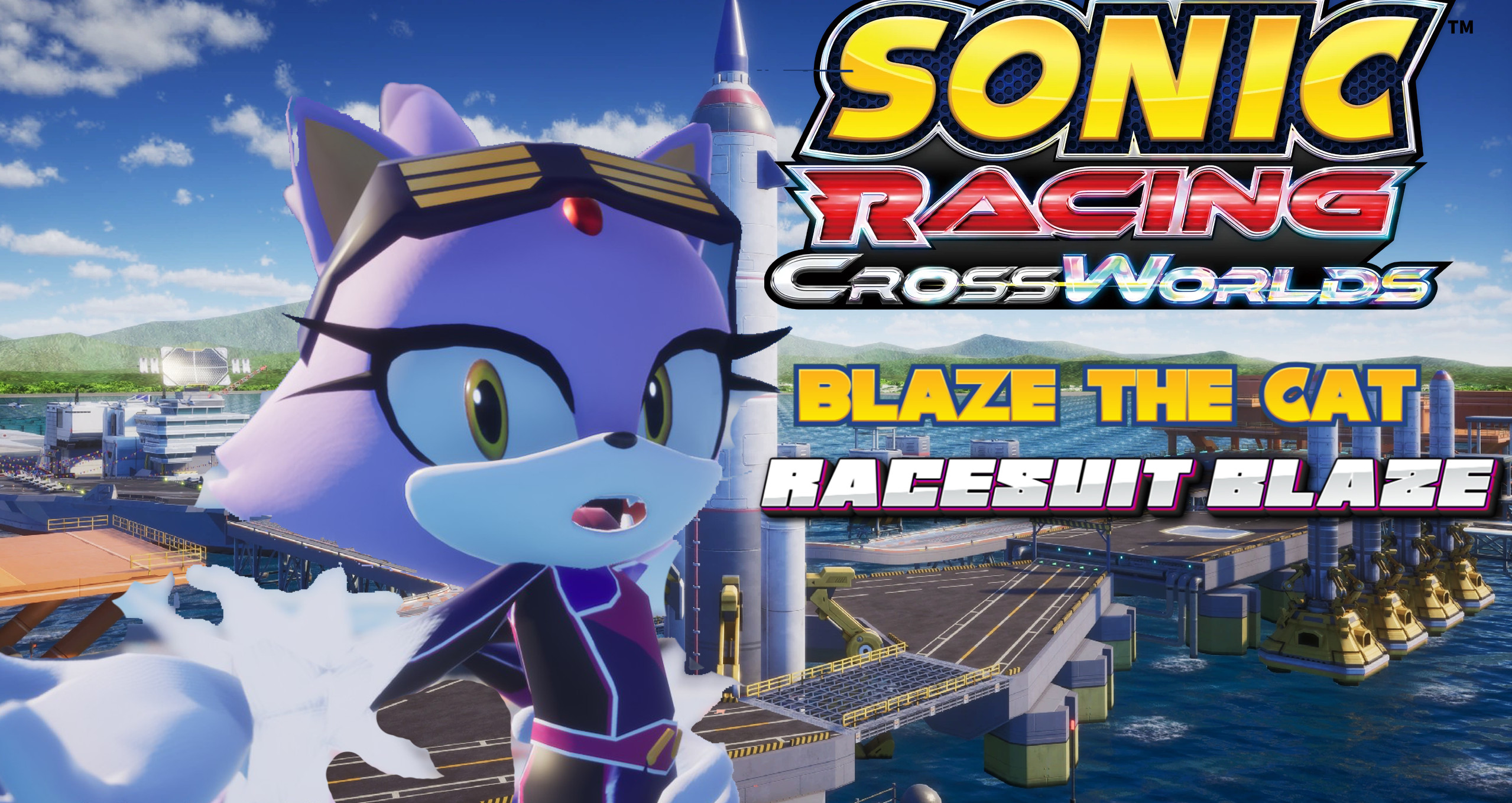 RaceSuit Blaze Mod for Sonic Racing: CrossWorlds | SR:CW Mods