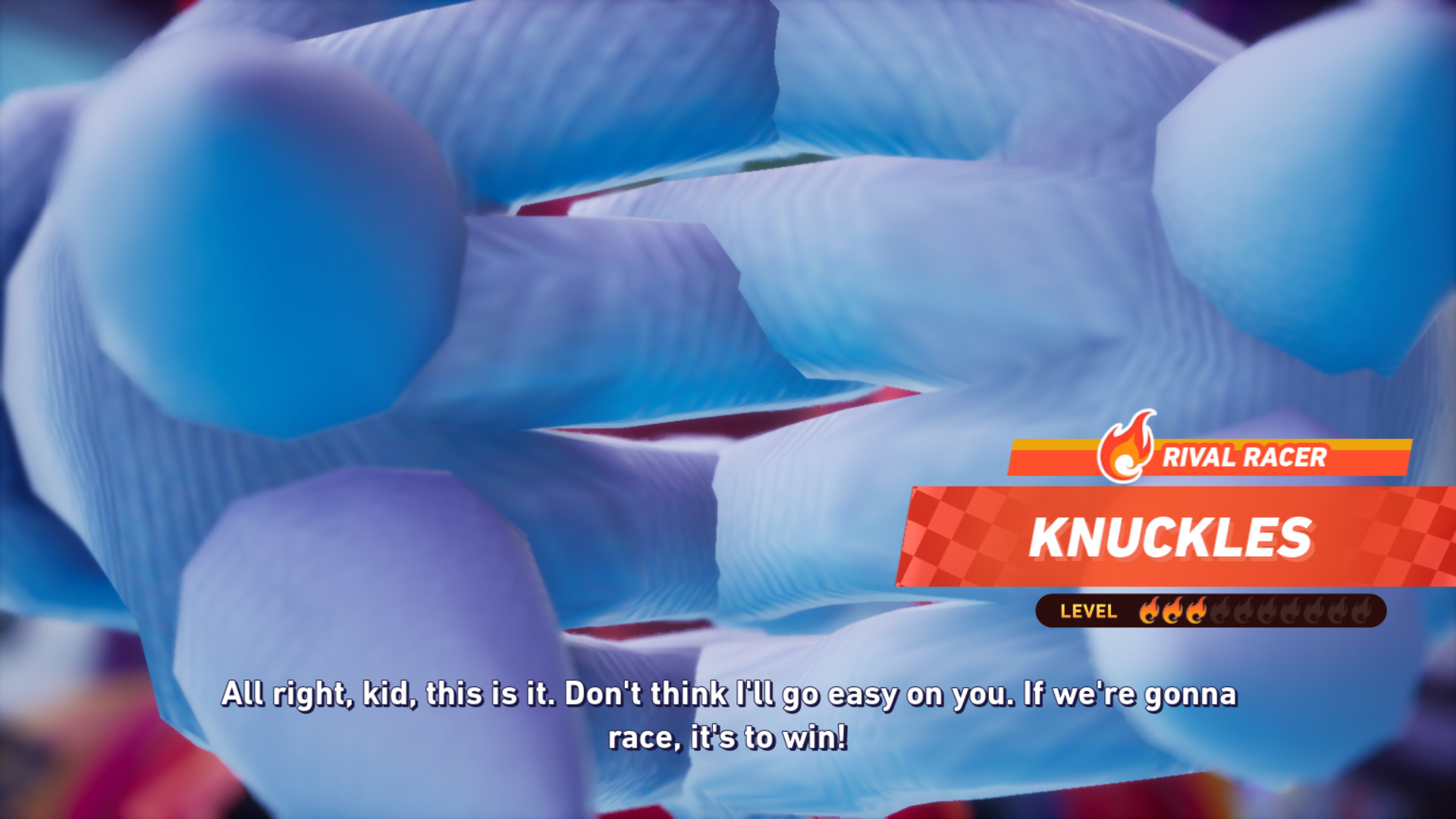 Knuckles (With fingers) Mod for Sonic Racing: CrossWorlds | SR:CW Mods