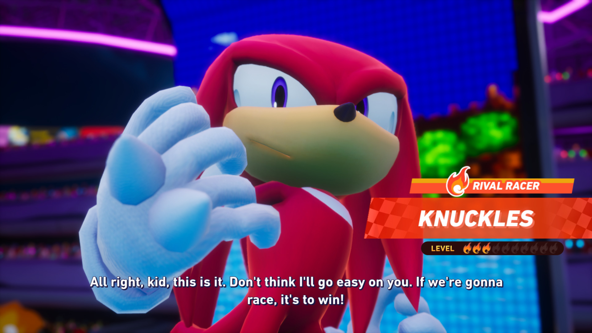 Knuckles (With fingers) Mod for Sonic Racing: CrossWorlds | SR:CW Mods