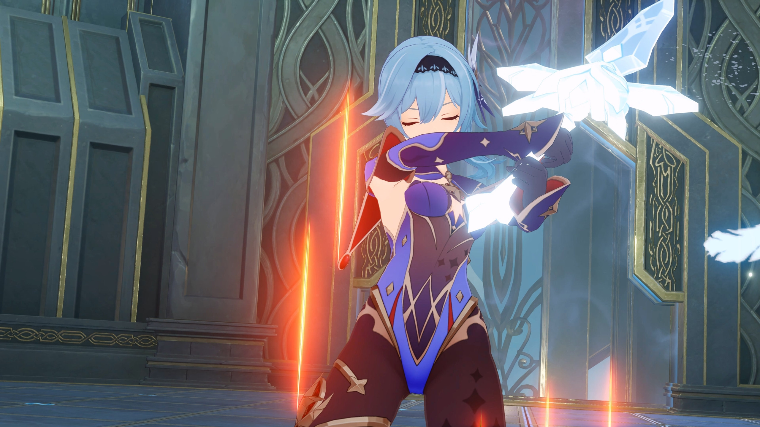 Eula mona outfit(+ponytail) Mod for Genshin Impact | GI Mods