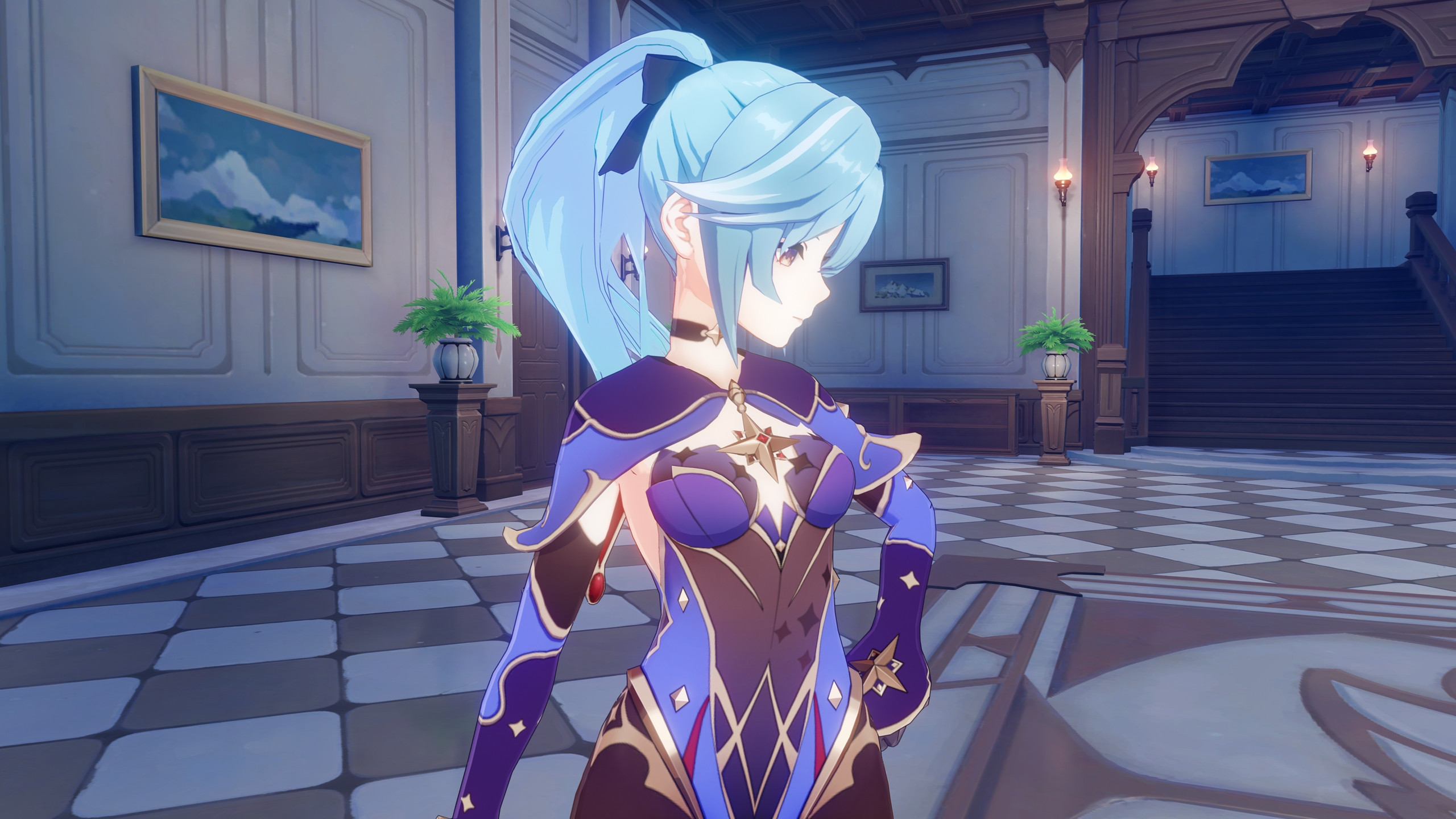 Eula mona outfit(+ponytail) Mod for Genshin Impact | GI Mods