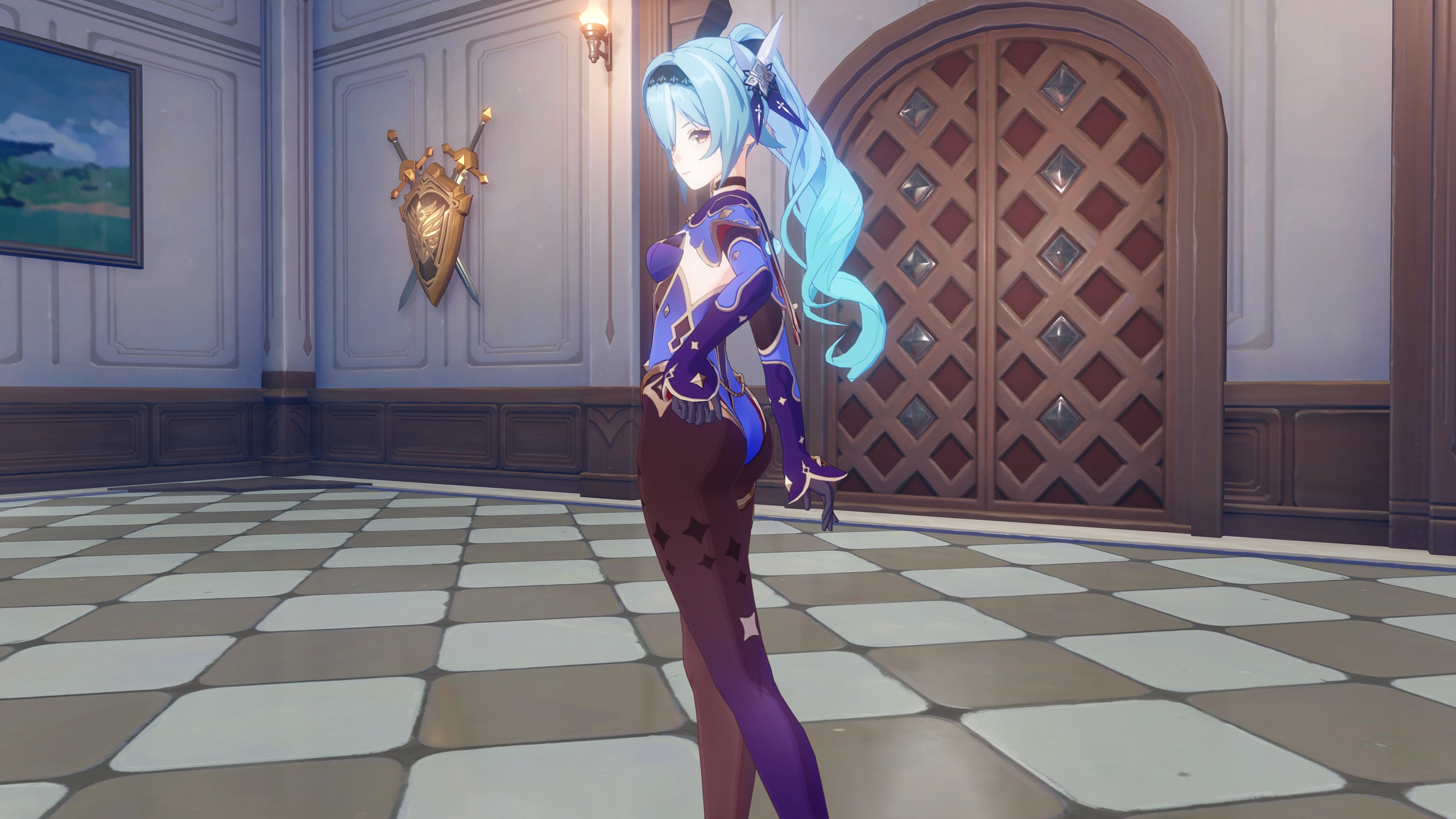 Eula mona outfit(+ponytail) Mod for Genshin Impact | GI Mods