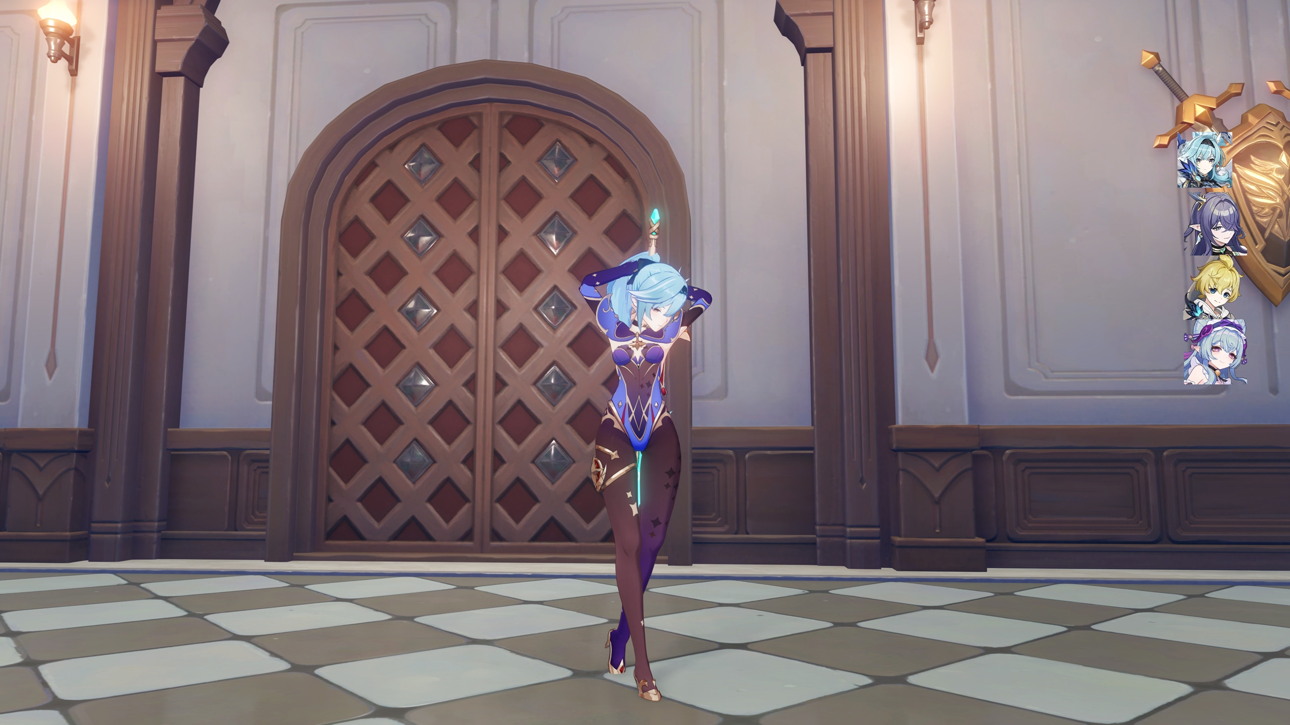 Eula mona outfit(+ponytail) Mod for Genshin Impact | GI Mods