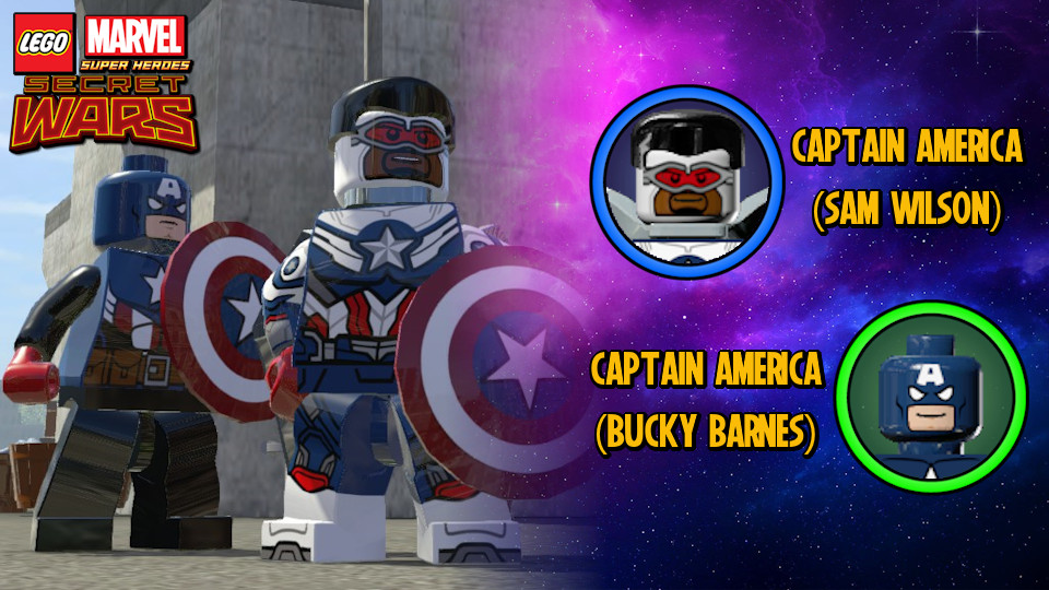 Captain America Pack - LMSH1 Mod Mod for LEGO Marvel Super Heroes ...