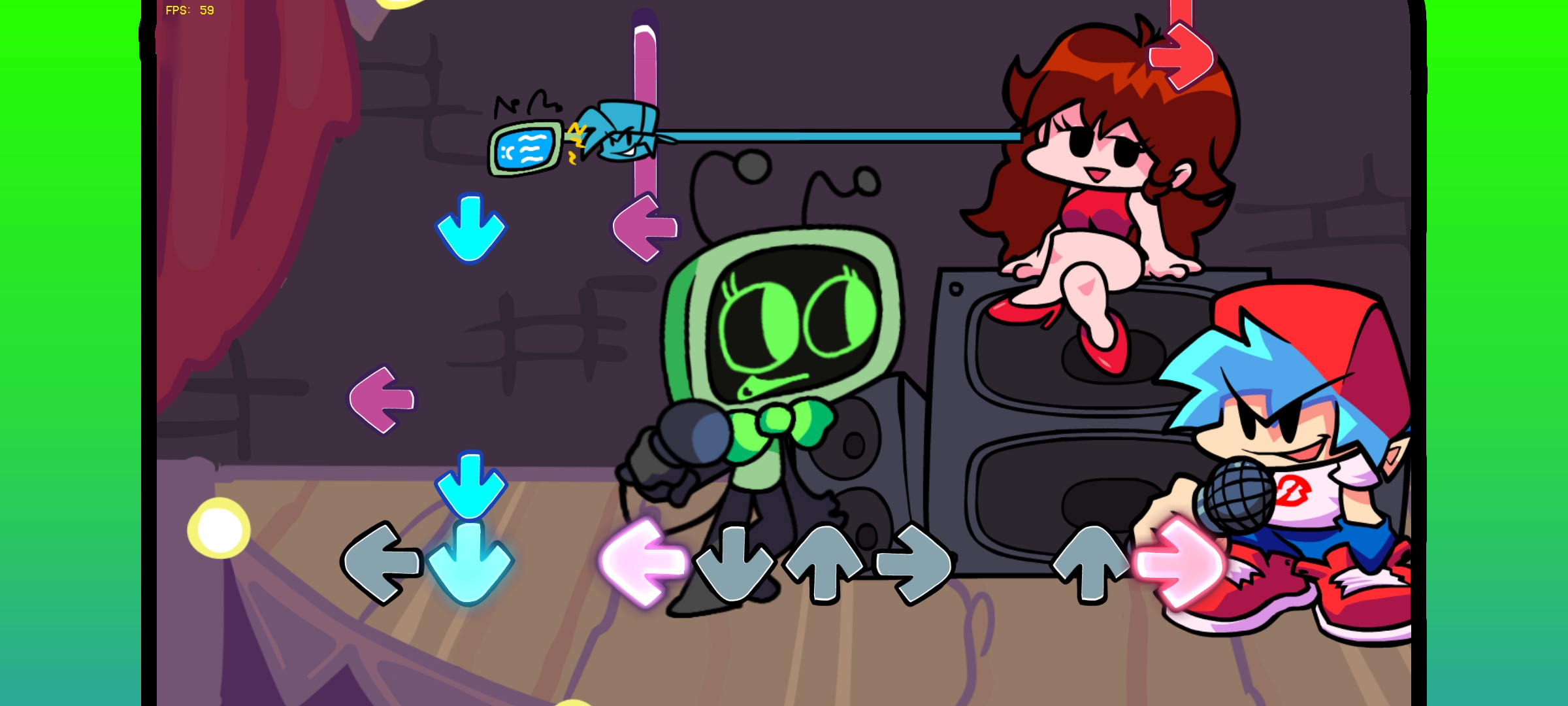 Friday Night Funkin' Dandy's World - back stage Mod for Friday Night ...